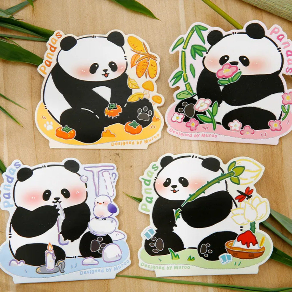 Stickers de Panda – Zoes Journal
